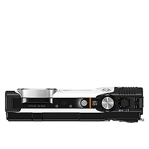 Olympus Stylus TG-850 IHS 16 MP Digital Camera (White) - International Version