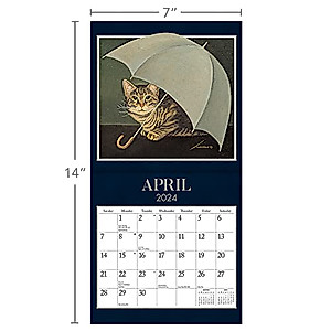 LANG American Cat™ 2024 Mini Wall Calendar (24991079235)