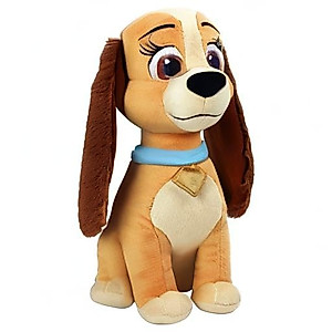 Disney Classics Friends Large 11.6-inch Plush Lady, Officially Licensed Kids Toys for Ages 2 Up by Just Play