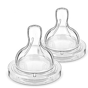 Philips Avent Classic Newborn Flow Nipple, 2-Pack