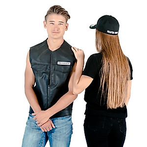 Sons of Anarchy SOA Reaper Crew Fitted Baseball Cap Hat (Adult Large/X-Large) Black