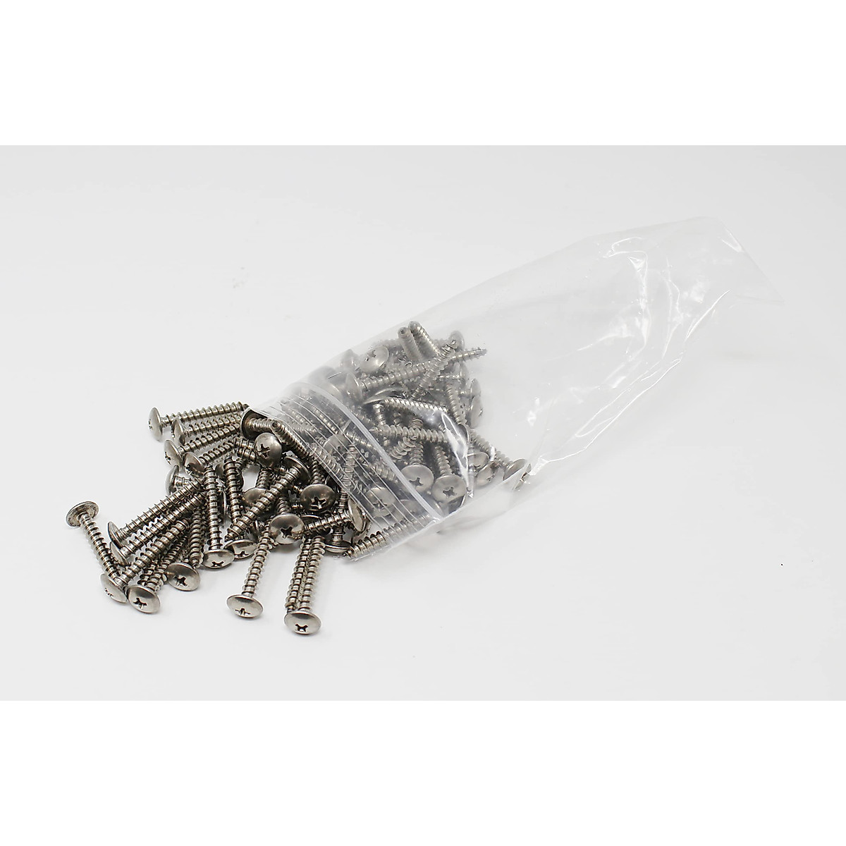 10 x1-1/4" SS Phillips Truss Head Screw Set 80 Piece Dock Bumper Edging Piling Cone Fastener