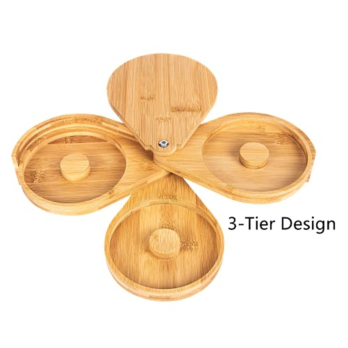 Jillmo Margarita Salt Rimmer Set Bamboo 3-Ties Cocktail Glass Rimmer, Party Bar Accessories (Sponge NOT INCLUDED)