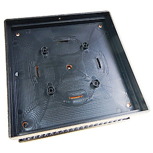 iGlow 8 Pack Vintage Bronze Garden 6 x 6 Solar SMD LED Post Deck Cap Square Fence Light Landscape PVC Vinyl Wood Bronze