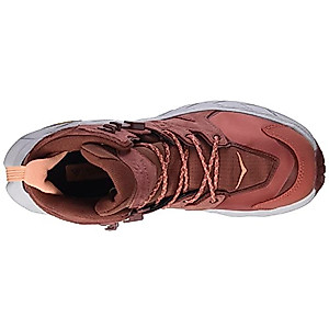 Hoka Women's Anacapa Mid GTX Hiking Boot (Hot Sauce/Cherry Mahogany, Numeric_8)