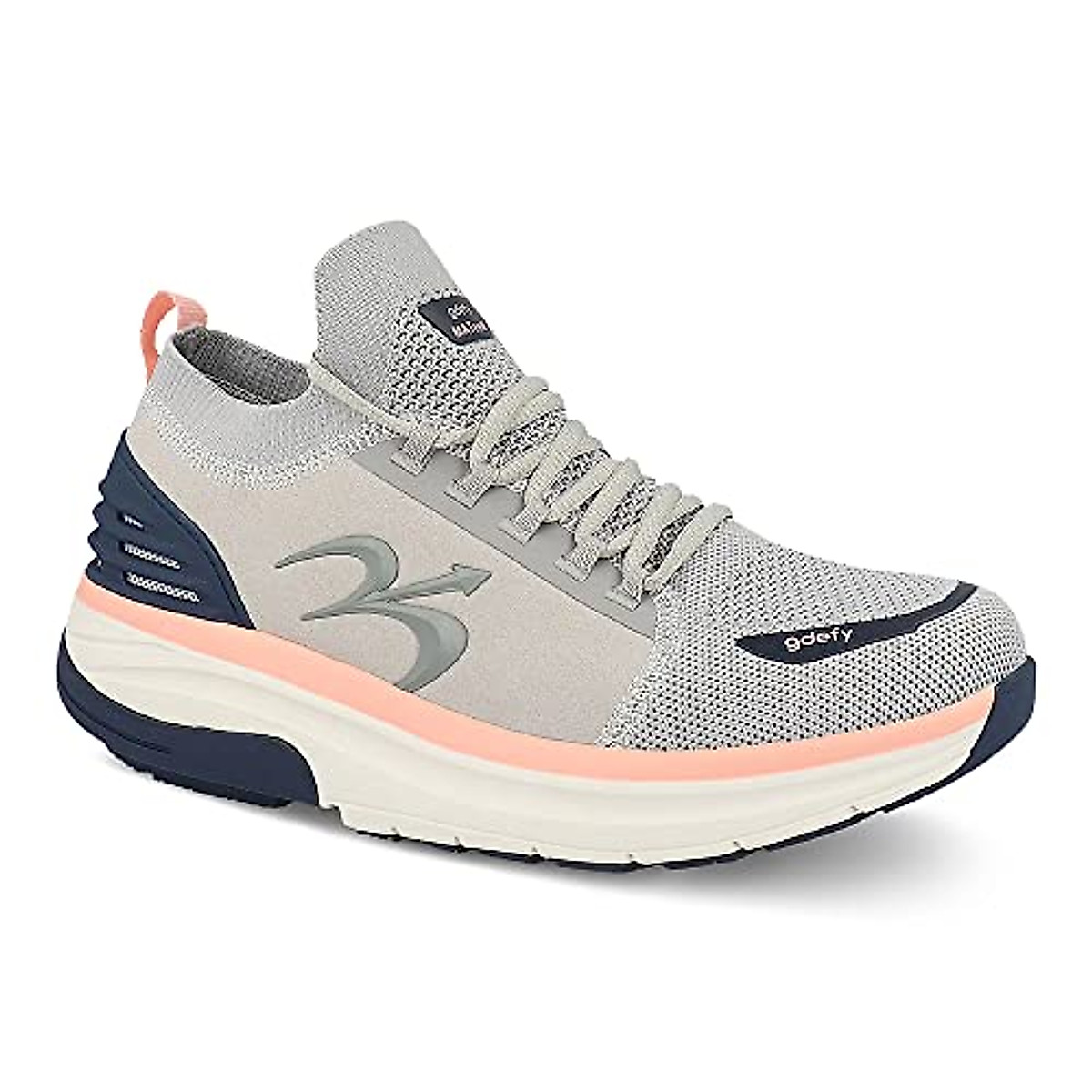 G-DEFY MATeeM Women’s Cross Trainer Shoe | Heel Support | VersoShock Technology for Pain Associated with Prolonged Standing or Walking | Arch Support | Diabetic Shoes | Wide Shoes | Free Orthotic