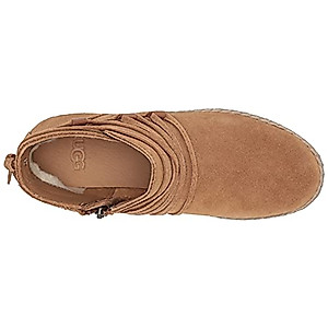 UGG Women's Rianne Fashion Boot, Chestnut Suede, 6