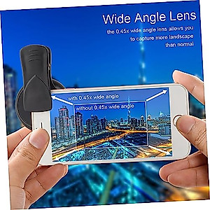 Smartphon 1 Set 2 Telephoto Lens Phone Lens Smartphones Wide Angle Lens Cellphone Cell Phone Video Lens Mobile Camera Lens Camera Lens Cell Phone Camera Lens SLR