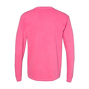 Comfort Colors mens Long Sleeve Tee, Style 6014, Crunchberry, Medium