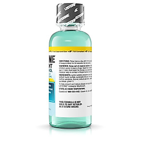 Listerine Antiseptic Zero Cavity Mouthwash, Clean Mint, 3.2 Ounce (Pack of 24)
