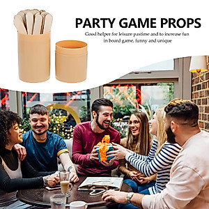 NUOBESTY 1 Set Board Game Bucket Prop Board Game Props Party Board Game Prop Truth-Word Board Game Prop