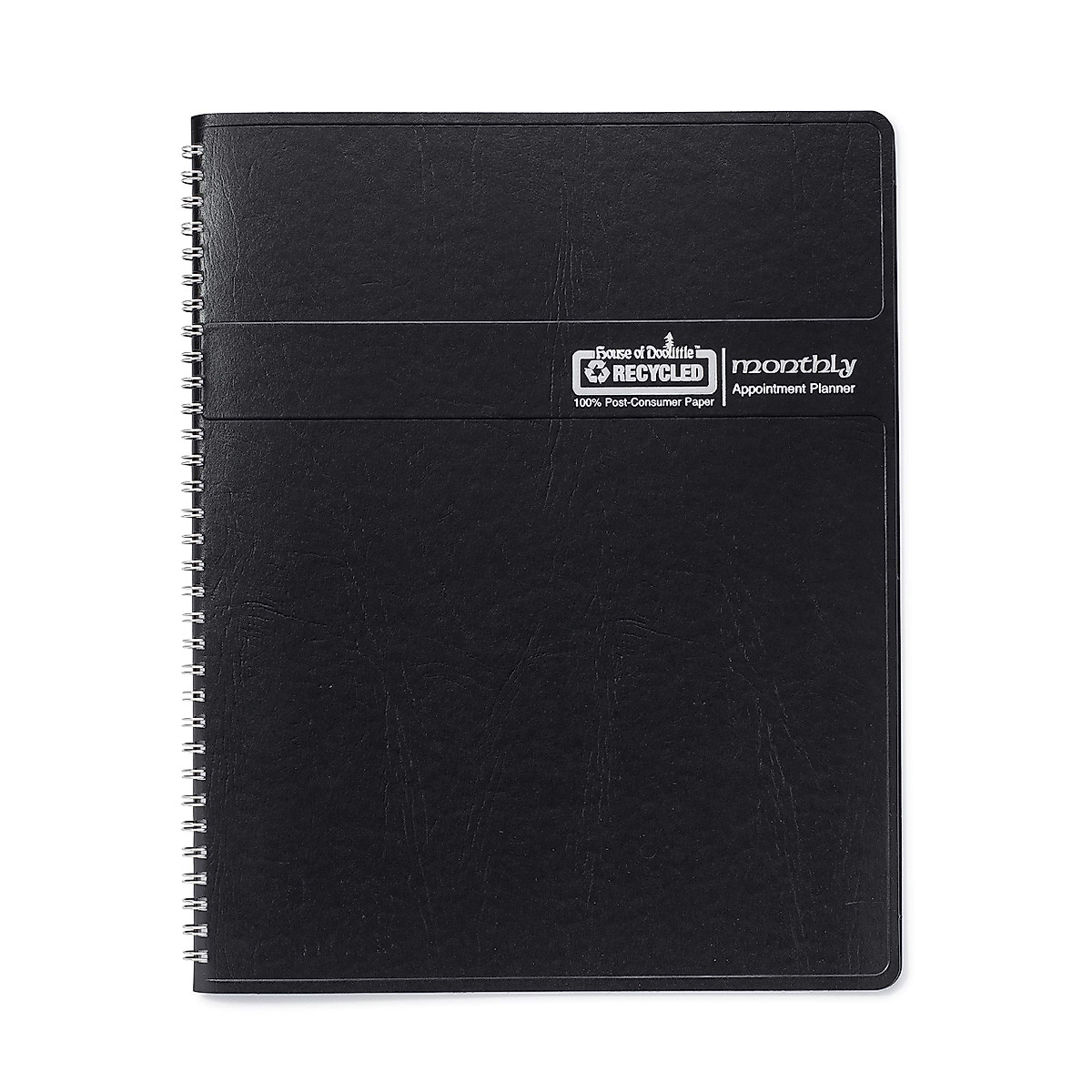 House of Doolittle 2024 Calendar Planner, Monthly, Black Cover, 8.5 x 11 Inches, December - January (HOD26202-24)