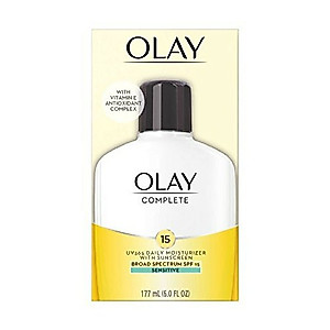 Olay Complete Lotion Moisturizer with SPF 15 Sensitive, 6.0 oz