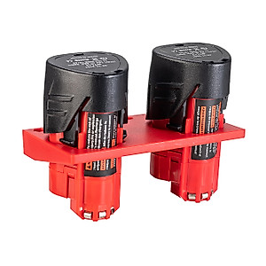 Crtbelfy 3 Pack Holder for Milwaukee Mounts/Hanger/Dock Holder Fit for 48-11-2401 48-11-2402 48-11-2410 48-11-2411 48-11-2420