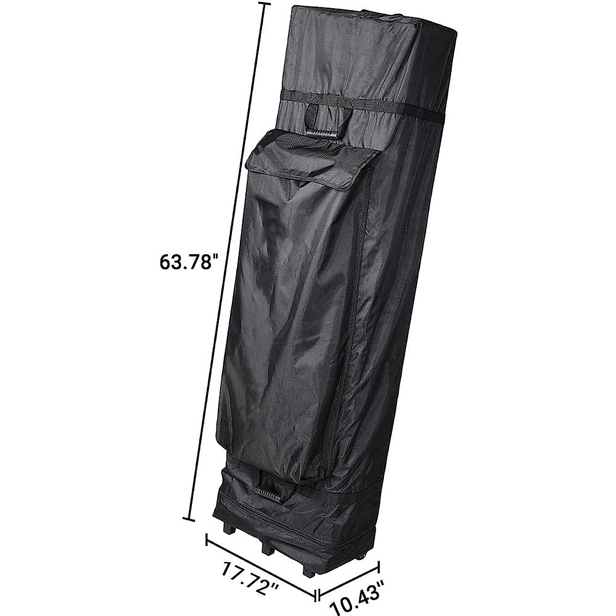 ZeHuoGe Universal Canopy Roller Bag Wheeled Canopy Carry Bag with Handles for Pop-up Tent Shelter Wheeled Storage Bag (10x20ft)