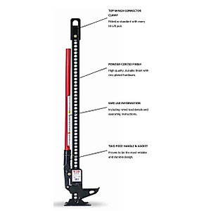 Hi-Lift Jack HL484 48" Hi-Lift Black Cast and Steel Jack