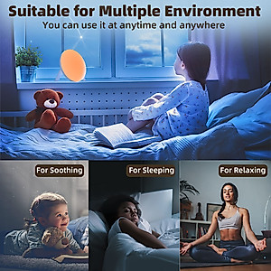 Magicteam Sound Machine 25 Soothing Sounds with Adjustable Night Light for Sleeping and White Noise Machine with Continuous or Timer Sleep Machine for Home Nursery Office