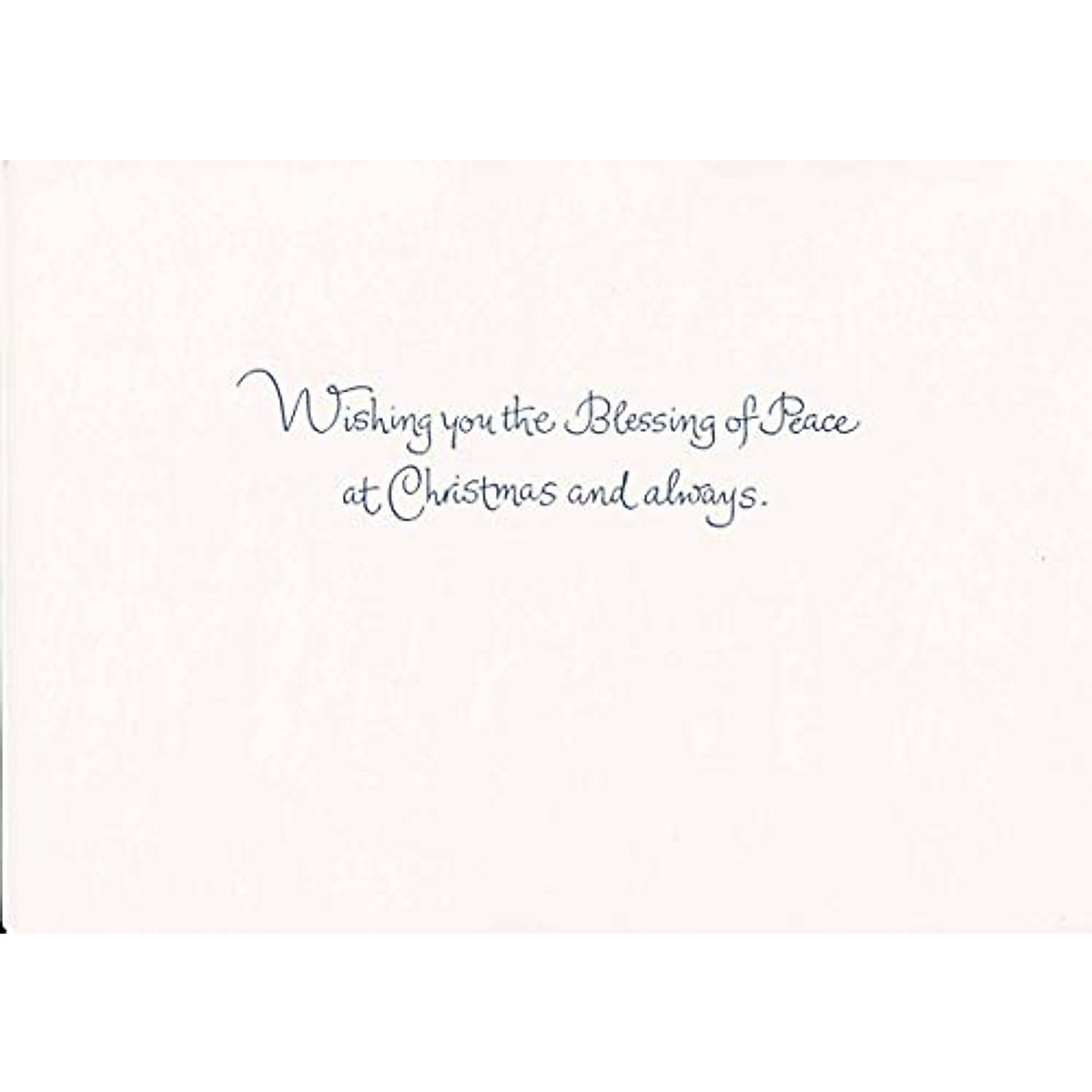 Masterpiece Studios Holiday Collection Premium 15-Count Boxed Embossed Religious Christmas with Foil Lined Envelopes, 7.8" x 5.6", Peaceful Night (837400)