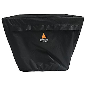 Outland Fire Table UV & Water Resistant Durable Cover for Outland Series 401/403 Outdoor Propane Fire Pit Tables, Rectangular 45-Inch x 33-Inch – Venting with Mesh Barriers and Watertight Seams