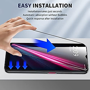 [2+2 Pack] Screen Protector for T-Mobile REVVL 6 Pro 5G 2022 with Camera Lens Protector, HD Tempered Glass, Scratch Resistant, Anti-fingerprint, Shatterproof, Bubble Free (Fit for REVVL 6 Pro 5G)