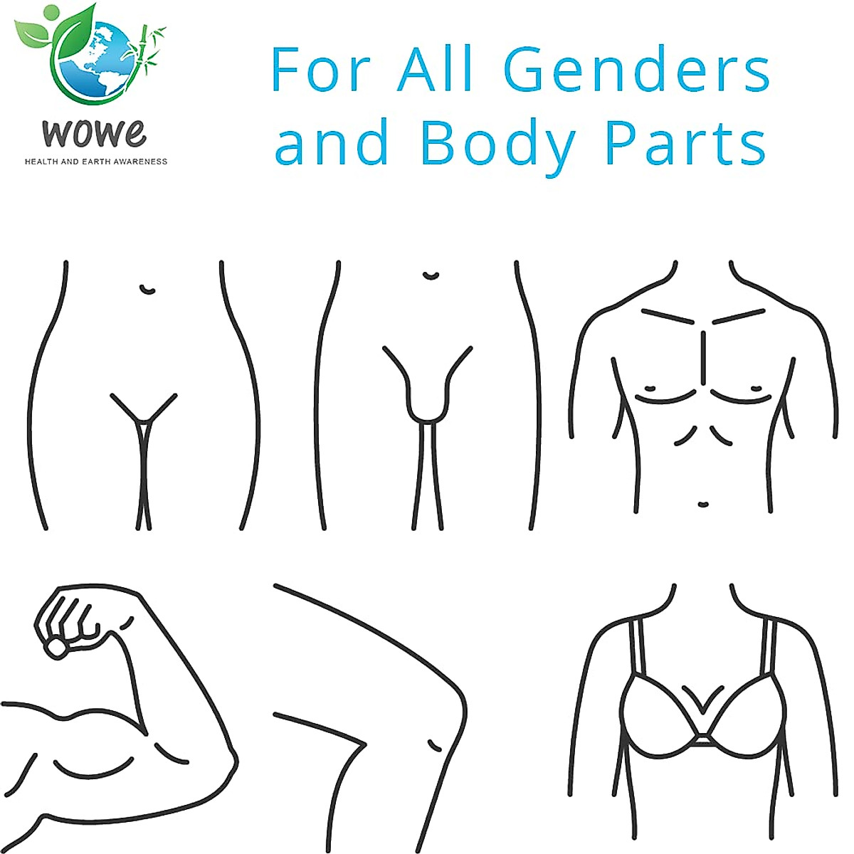 Double Edge Safety Razor with Canvas Travel Case Pouch Men and Women Shaving Hair Grooming Care