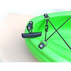 FGen 16pcs D-Type Buckles Backrest Buckles Special Buttons For Kayak Kayak Accessories