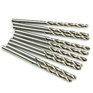 10Pcs 1.9mm Micro HSS Twist Drilling Bit Mini Electrical Drill Straight Shank Metal drill