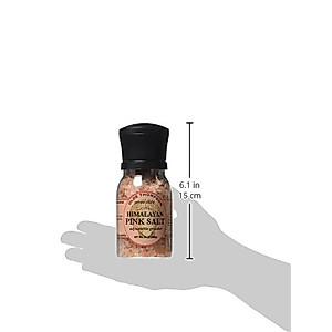 Olde Thompson Himalayan Pink Salt Grinder, Course Ground, 10 oz