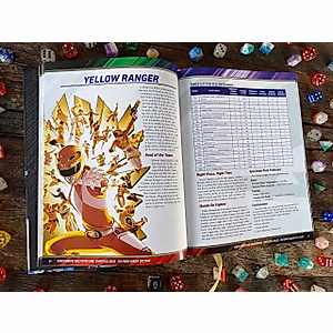 Renegade Game Studios Power Rangers Roleplaying Game Core Rulebook, Hardcover Full Color 260 Pages Ages 14+