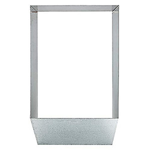 Oswald Supply Stainless Steel Trash Chute Door Wall Sleeve - for Laundry or Garbage (12" X 15")
