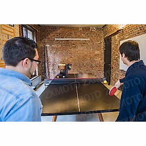 ZXMOTO Ping Pong Robot Machine with 36 Different Spin Balls Table Tennis Robot Automatic Ball Machine for Training