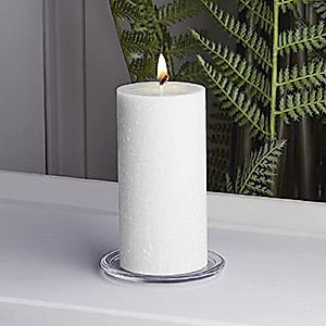 Root Candles 336147 Unscented Timberline Pillar Candle, 6-Inch, White