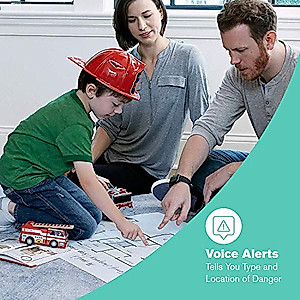 First Alert SCO7CN Combination Smoke and Carbon Monoxide Detector with Voice and Location, Battery Operated , White