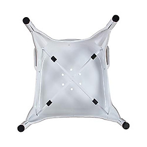 Set of 4, Navy Metal/Iron Patio Dining Chairs, Farmhouse Dining Chairs, Restaurant/Beach cafeterai Indoor/Outdoor Chairs (White)