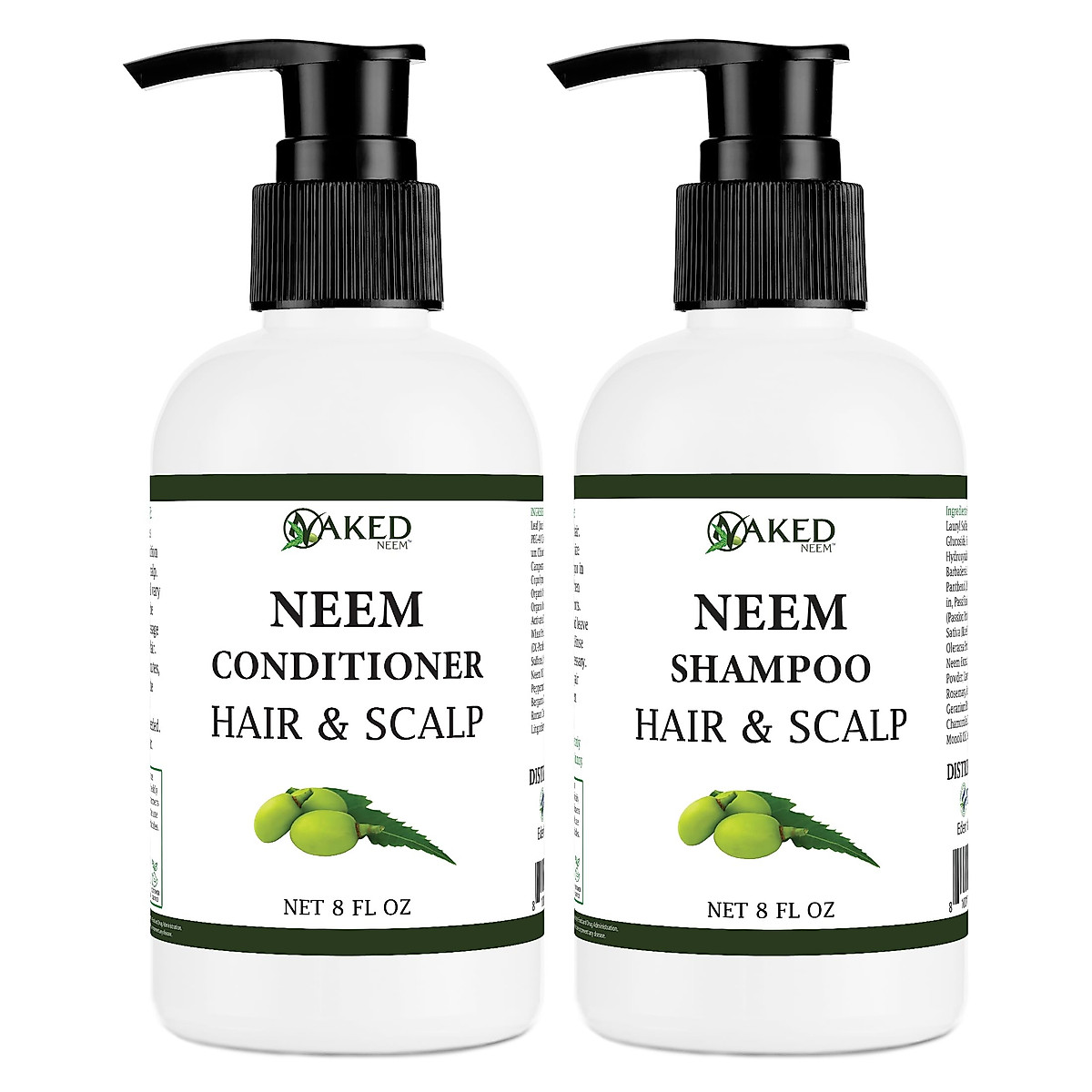 Neem Scalp Shampoo (8oz Shampoo & Conditioner Kit)