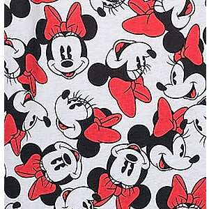 Disney Womens Plus Size T-Shirt Minnie Mouse All Over Print (White, 3X)