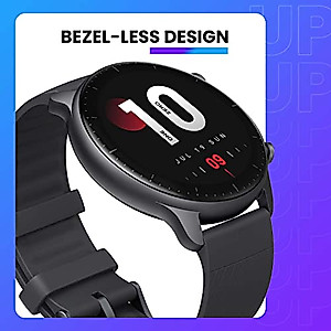 [2022 New Version] Amazfit GTR 2 Smart Watch for Men, Alexa Built-in, with Bluetooth Call & Text, GPS Fitness Tracker, 90 Sports Modes, Blood Oxygen Heart Rate Tracker, for Android iPhone, Black