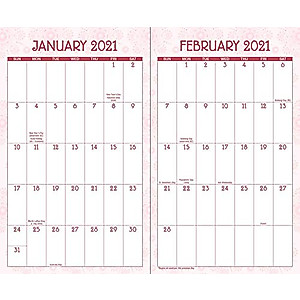 Posh: Floral Abundance 2020-2021 Monthly/Weekly Planning Calendar