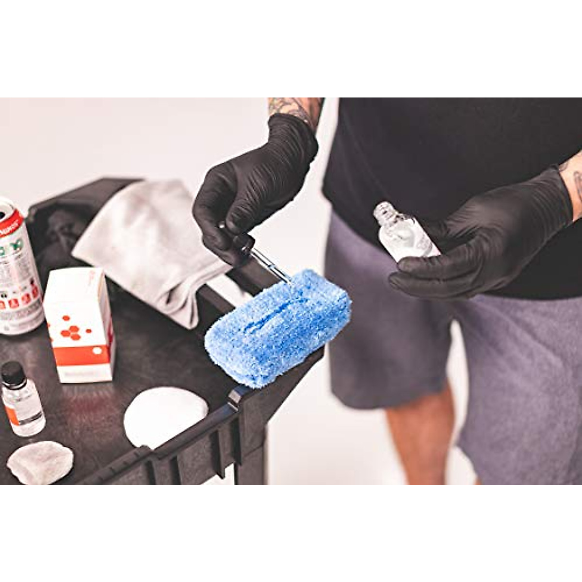 Gtechniq - EXOv4 & Crystal Serum Light Bundle - Ceramic Coating Paint Protection, Add Gloss, Resist Swirls, Repel Dirt and Contaminants, Ultra-Durable, High Gloss and Slick Feel (30 milliliters)