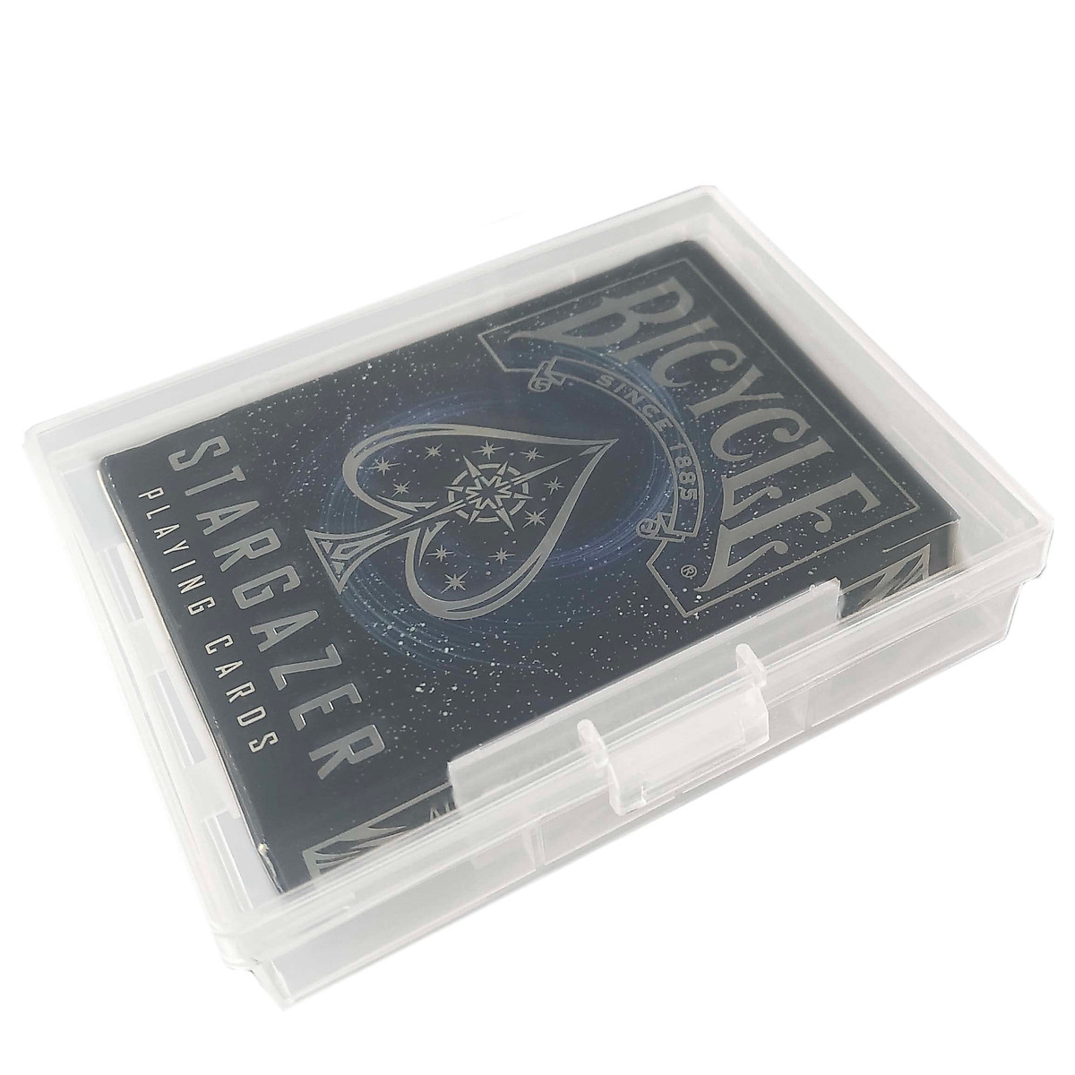 PRODUCT80 BitsBins 10 Pack Playing Card Case with Unique Inner Wall Design, Card Deck Box Fits Sleeved Cards, Game Cases for Standard Playing Cards, Holder for for MTG & Pokemon Cards