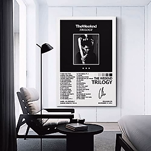 The Weeknd Poster Trilogy Album Cover Poster for Boys Room Canvas Wall Art Bedroom Decor 16x24inch(40x60cm)