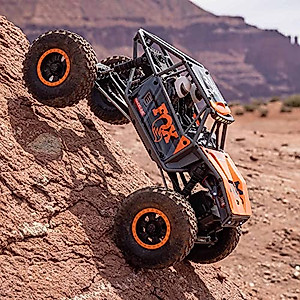 Axial RC Crawler 1/18 UTB18 Capra 4 Wheel Drive Unlimited Trail Buggy RTR (Battery and Charger Included) Grey, AXI01002T2,Grey/Orange
