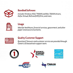 Canon ImageFORMULA DR-M160II Office Document Scanner