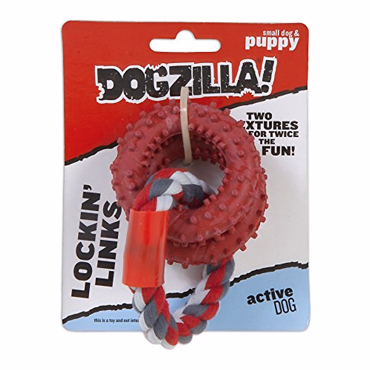 Petmate Dogzilla Locking Links Toy, Small