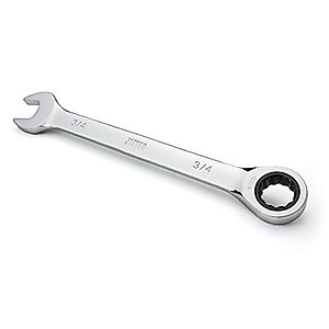 Jaeger 3/4 Inch TIGHTSPOT Ratcheting Wrench with Upgraded 4° Precision and Hardened, Polished Steel for Projects with Tight Spaces