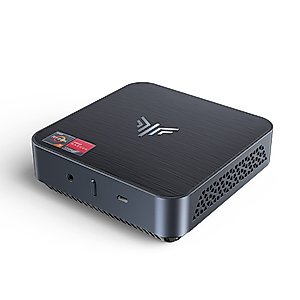 KAMRUI AMD Ryzen 7 3750H Mini PC, Windows 11 Pro 16GB DDR4 RAM 256GB SSD Micro Desktop Computers, DP + HDMI 4K UHD Small Form Factor Computer Gaming Office