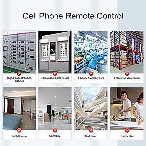 Smart Power Monitor, WiFi Energy Meter Sharing Management Rail Mounting Double Alarms APP Control AC85‑265V for Shopping Mall