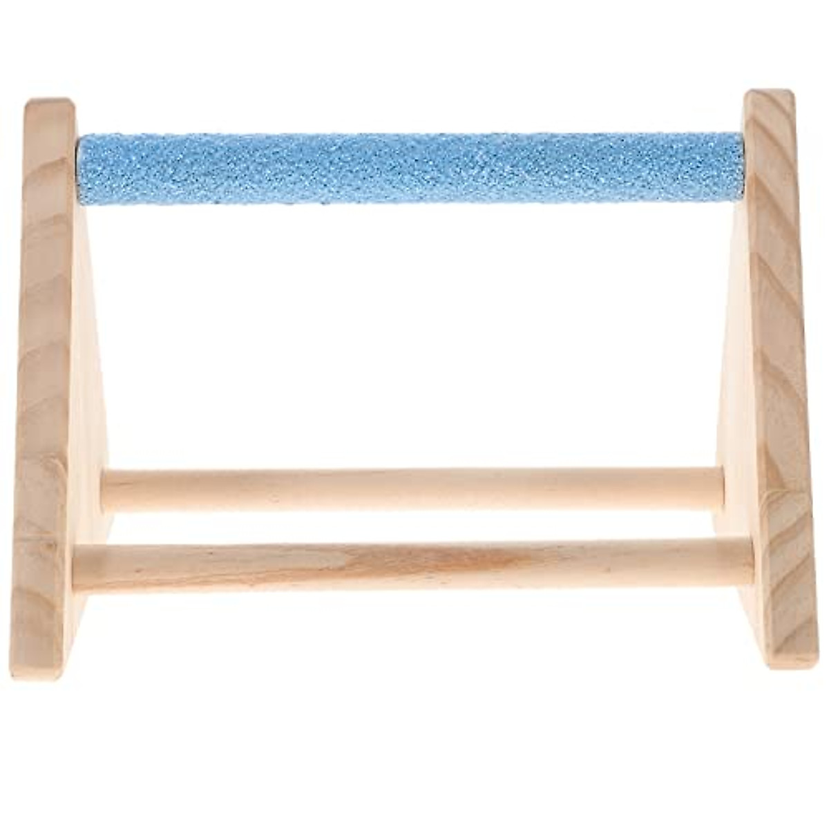 POPETPOP Bird Stand Rack - Chicken Perch Chicken Wood Stand Chicken Toy for Hens Handmade Chicken Swing Bird Perch Stand Toy for Parrot Hens Macaw