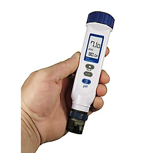 PH Meter Digital Ph Tester for Water Hydroponics, Accurate Ph Water Tester, Ph Tester for Drinking Water, Pool, Aquarium - Sper Scientific (850052)