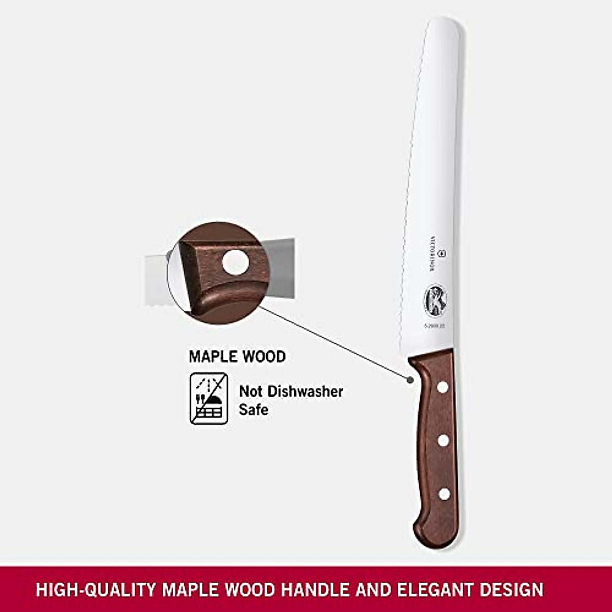 Victorinox Wood Bread and Pastry 8.5-Inch Knife